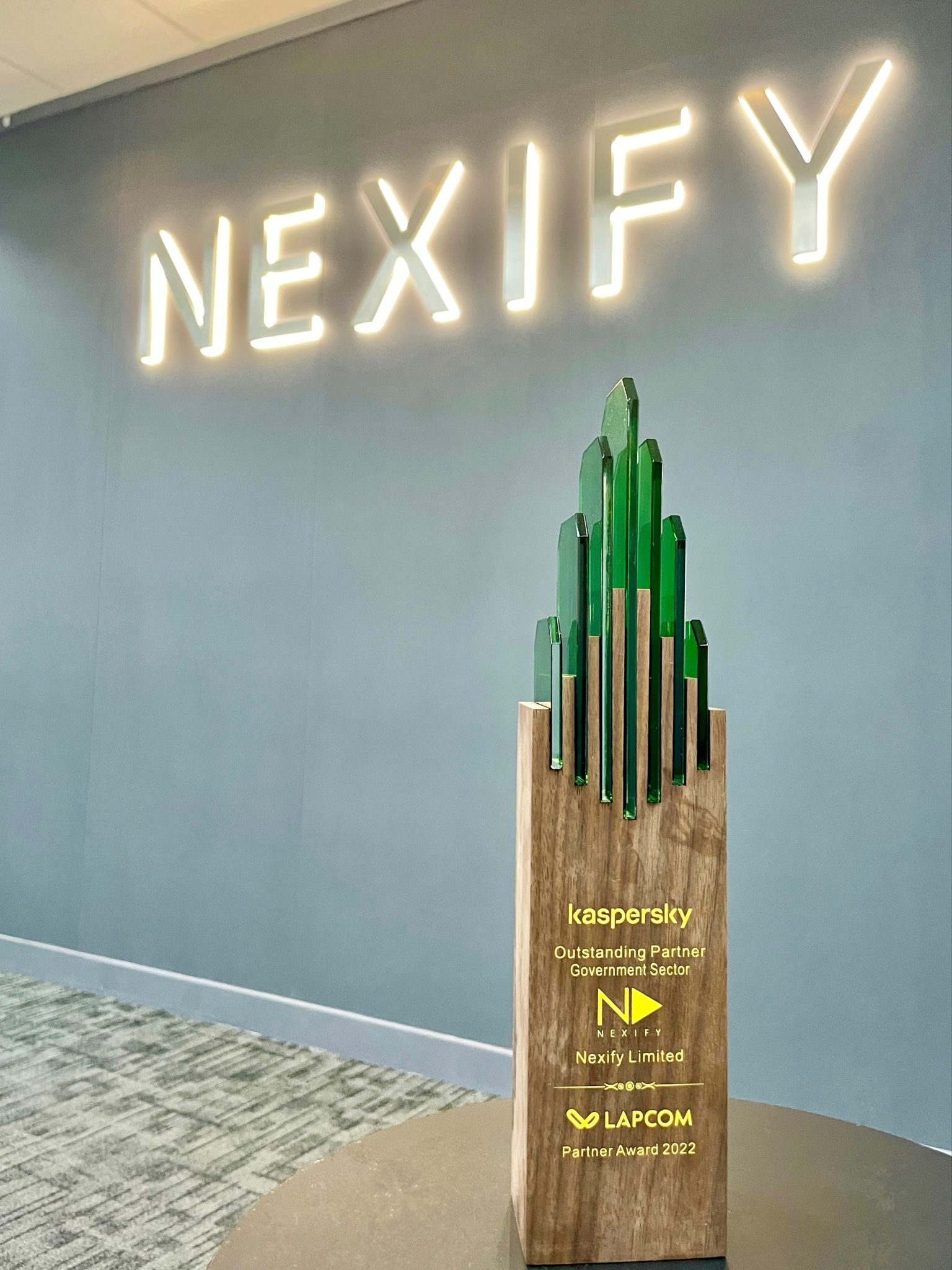 Awarded Lapcom Outstanding Partner Award – Nexify Limited
